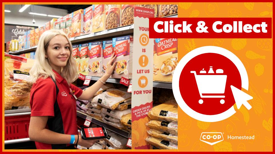 Click & Collect - Food Store | Homestead Co-op